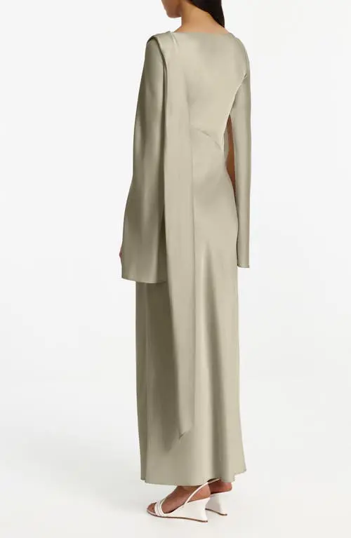 Significant Other Luka Long Sleeve Satin Gown