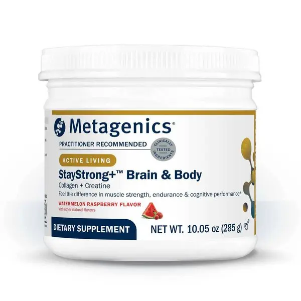 METAGENICS Staystrong+ Brain & Body- Collagen & Creatine Powder 285 Grams - One-color