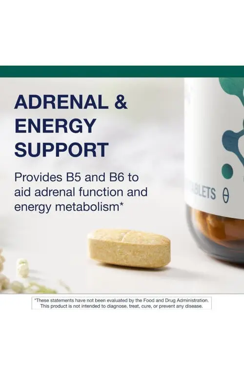 METAGENICS Cortico-b5b6 Adrenal Hormone Energy Support Supplement 60 Tablets