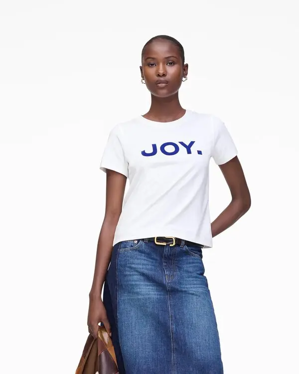 Marc Jacobs Joy. Slim Tee In Size - White