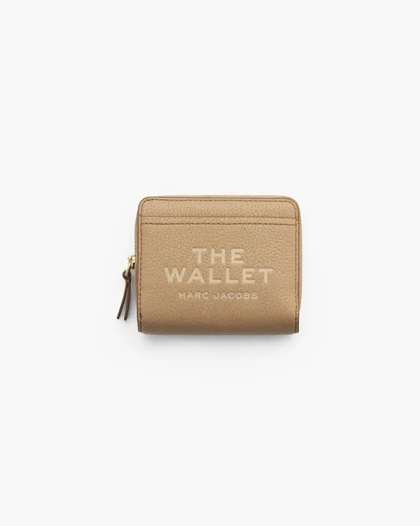 Marc Jacobs The Leather Mini Compact Wallet - Camel