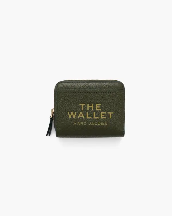 Marc Jacobs The Leather Mini Compact Wallet - Forest