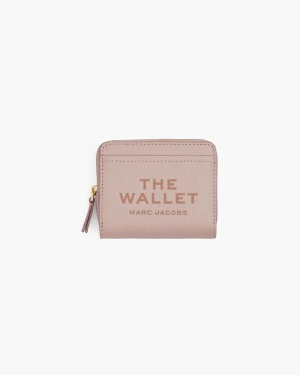 Marc Jacobs The Leather Mini Compact Wallet - Rose