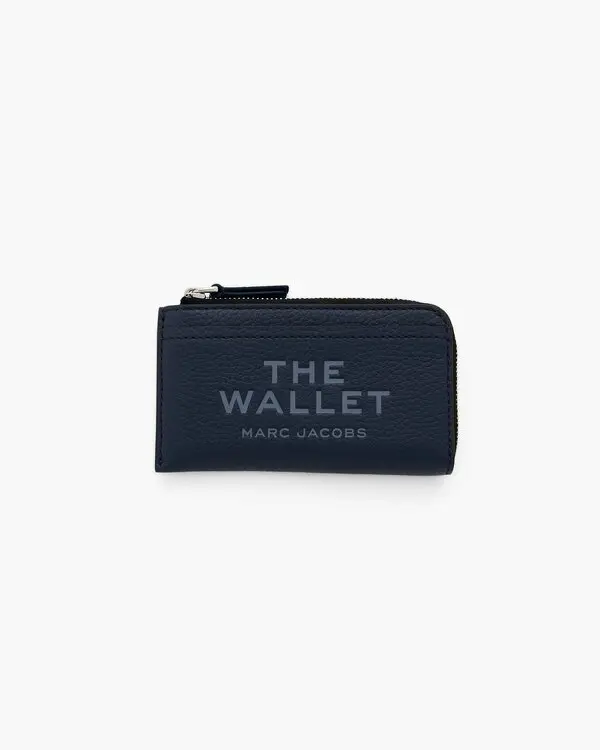 Marc Jacobs The Leather Top Zip Multi Wallet - Blue Sea