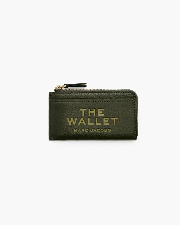 Marc Jacobs The Leather Top Zip Multi Wallet - Forest