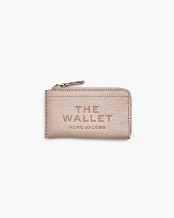 Marc Jacobs The Leather Top Zip Multi Wallet - Rose