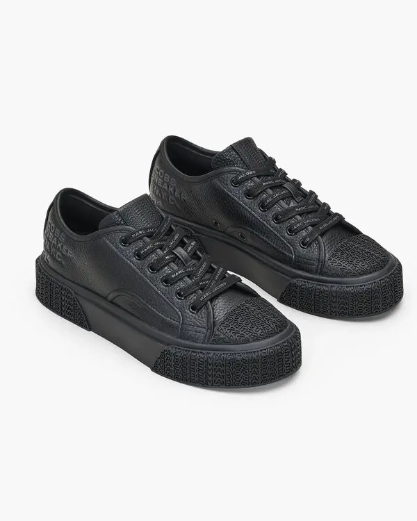 Marc Jacobs The Leather Sneaker - Black
