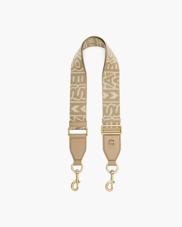 Marc Jacobs The Monogram Utility Webbing Strap - Camel