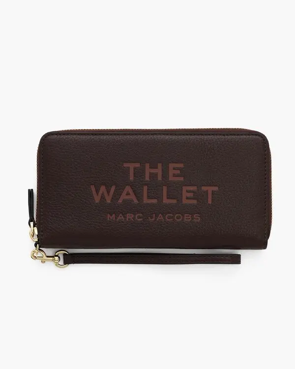 Marc Jacobs The Leather Continental Wallet - Ganache