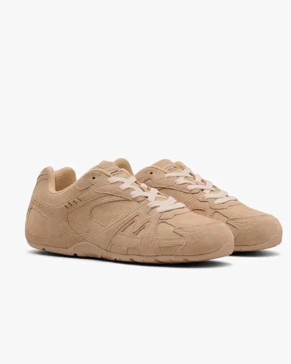 Marc Jacobs Suede Low Top Sneakers - Sand