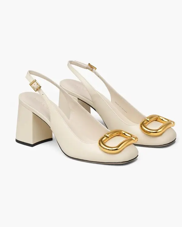 Marc Jacobs The Pop J Marc Slingback - Cloud White