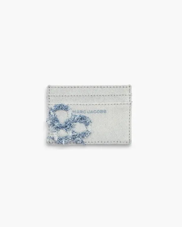 Marc Jacobs The Daisy Denim Card Case - Light Wash