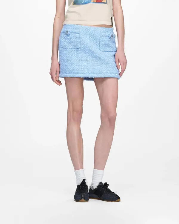 Marc Jacobs Pop J Marc Tweed Mini Skirt