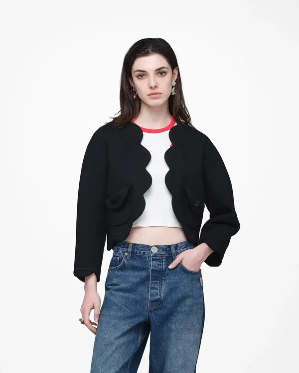 Marc Jacobs Scallop Daisy Lady Jacket