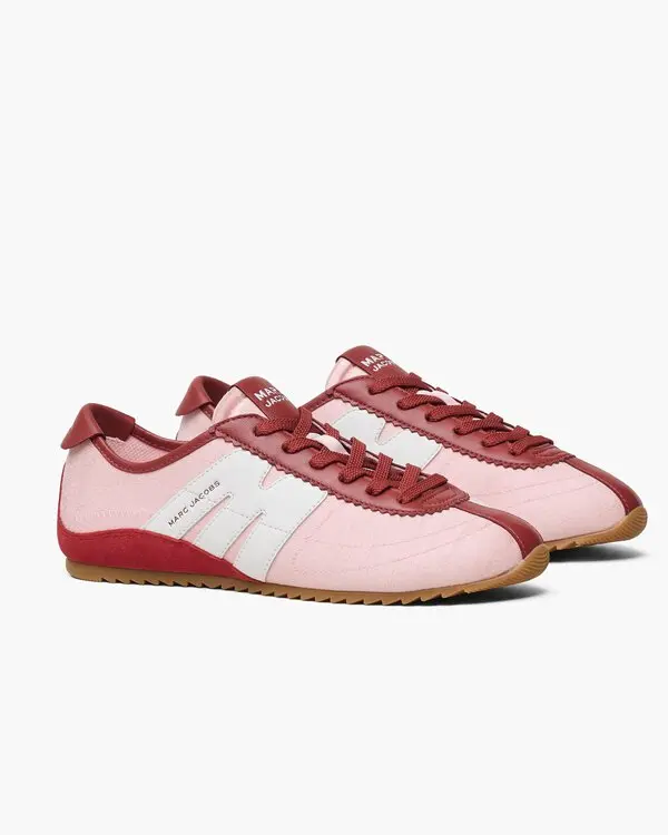 Marc Jacobs The Brushed Satin 400 Bleecker Runner In Size - Strawberry Multi