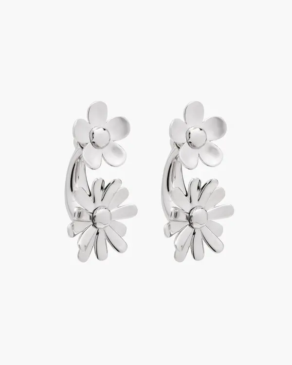 Marc Jacobs The Daisy Wild Statement Earring Earrings - Silver