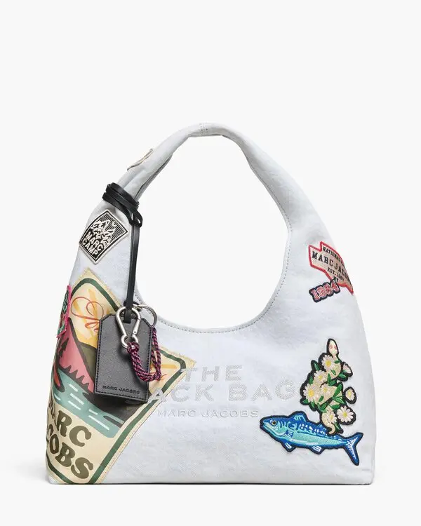 Marc Jacobs The Camp Patchwork Denim Sack Bag