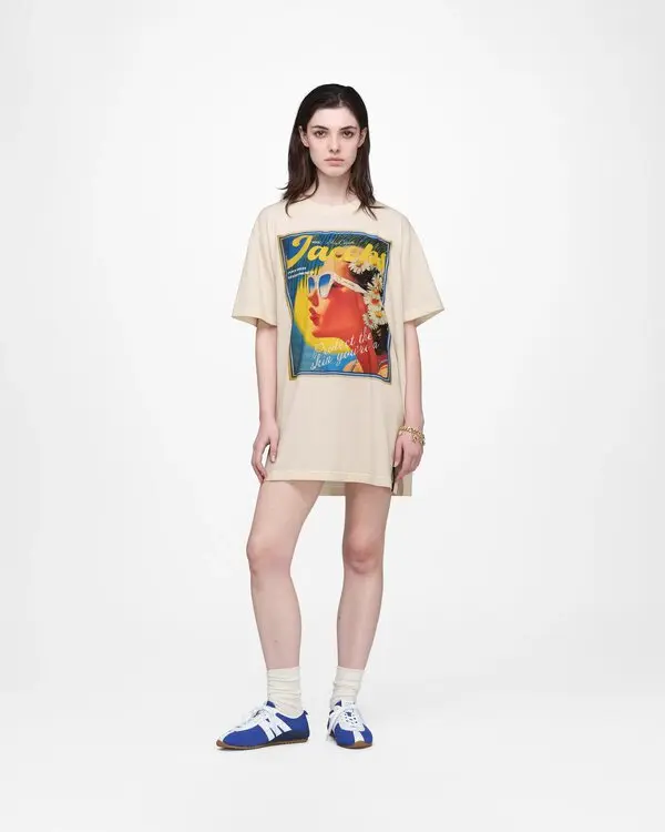 Marc Jacobs Sun Poster Big Tee - White Multi