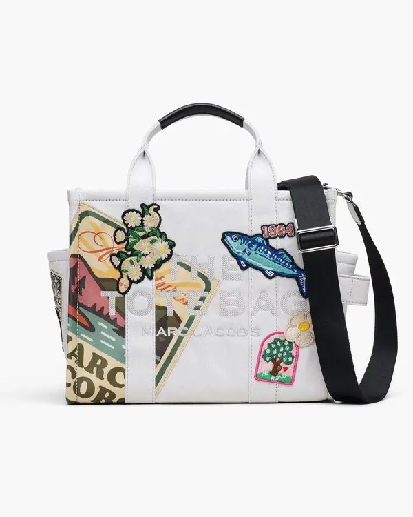 Marc Jacobs The Camp Patchwork Denim Medium Tote Bag