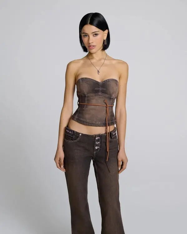 Marc Jacobs Detached Waistband Flared Jeans