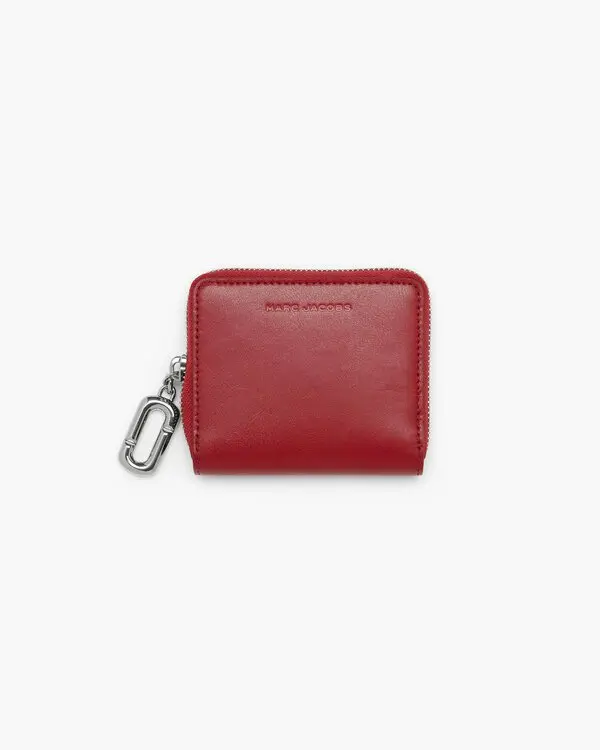 Marc Jacobs Scene Slim Compact Wallet - Crimson