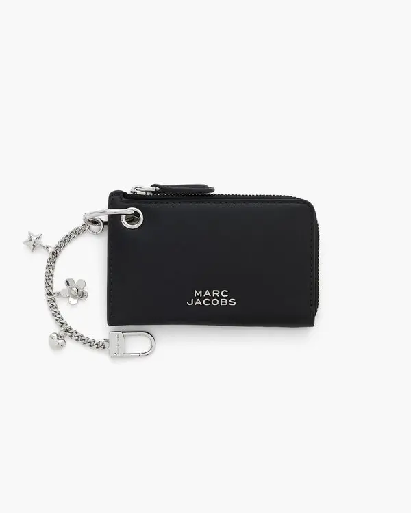 Marc Jacobs The Everyday Top Zip Charm Wallet - Black