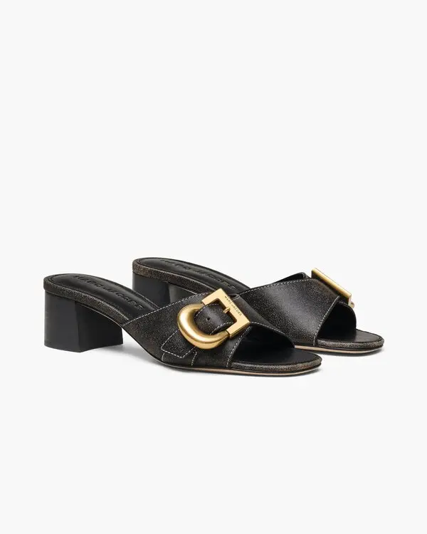 Marc Jacobs The Doll Heeled Sandal - Black