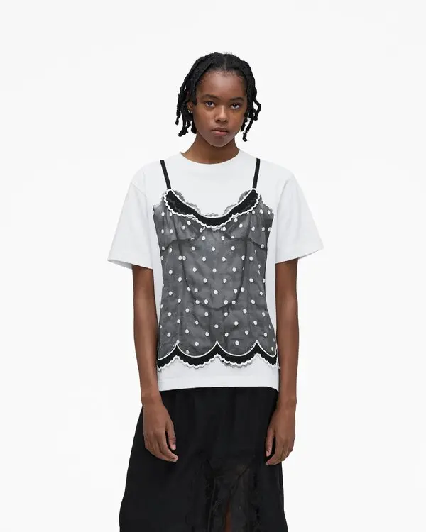 Marc Jacobs Trompe L'oeil Cami Tee In Size