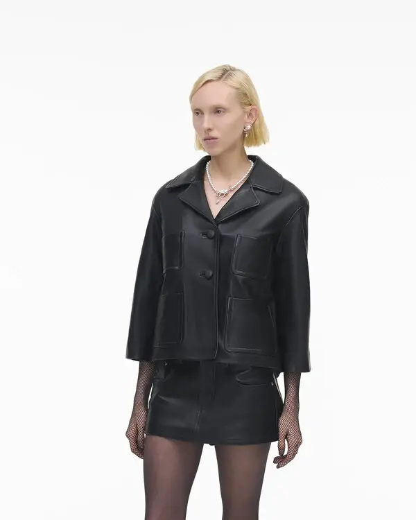 Marc Jacobs Leather Lady Jacket