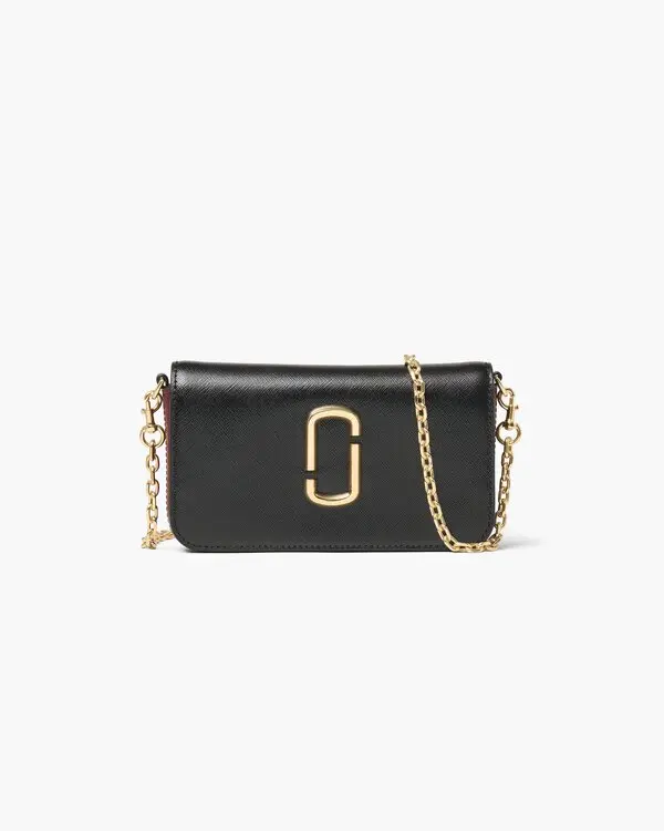 Marc Jacobs The Snapshot Wallet On Chain Bag - Black Multi