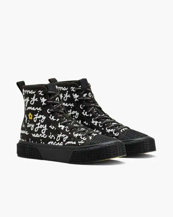 Marc Jacobs The Marc Is Joy Canvas High Top Sneakers
