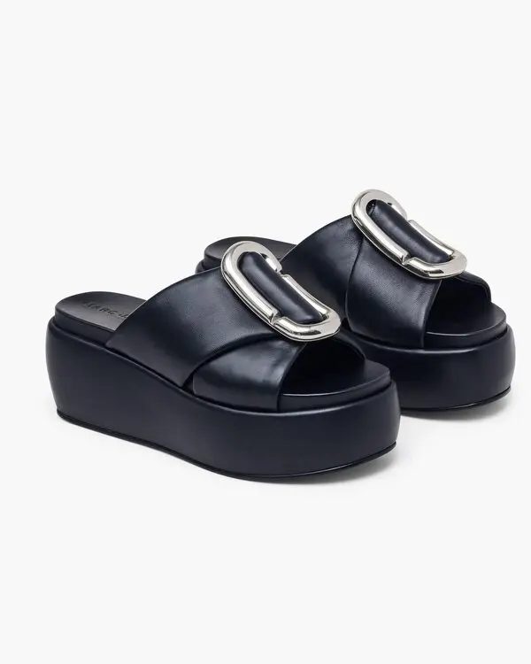 Marc Jacobs The Pop J Marc Platform Sandal - Black