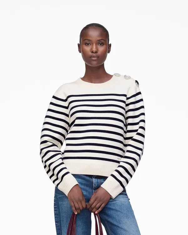 Marc Jacobs Breton Stripe Crewneck