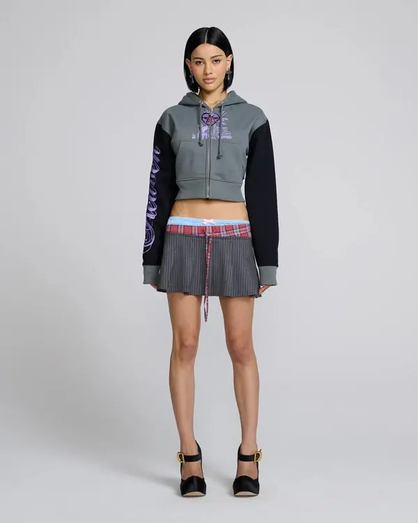 Marc Jacobs Take My Heart Zip-up Hoodie In Size