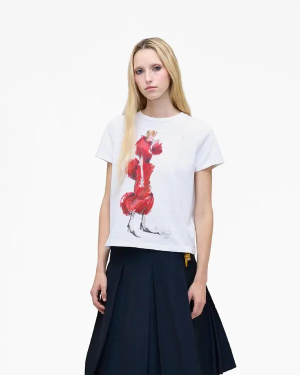 Marc Jacobs Look 33 Baby Tee In Size
