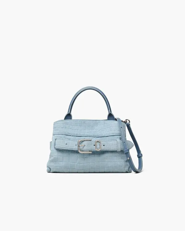 Marc Jacobs The Suede Croc Dakota Small Satchel Bag