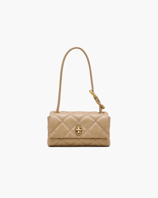 Marc Jacobs The Quilted Mini Dual Shoulder Bag - Camel