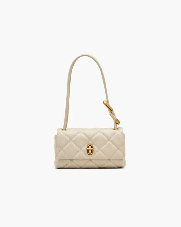 Marc Jacobs The Quilted Mini Dual Shoulder Bag - Cloud White