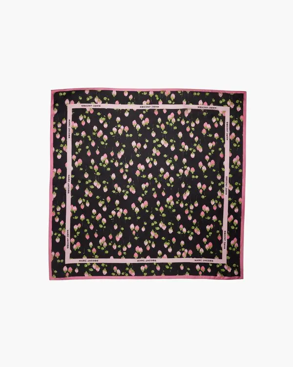 Marc Jacobs Vintage Floral Silk Scarf