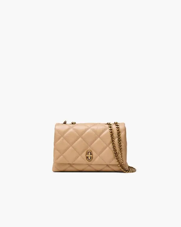 Marc Jacobs The Quilted Slim Dual Convertible Shoulder Bag - Camel