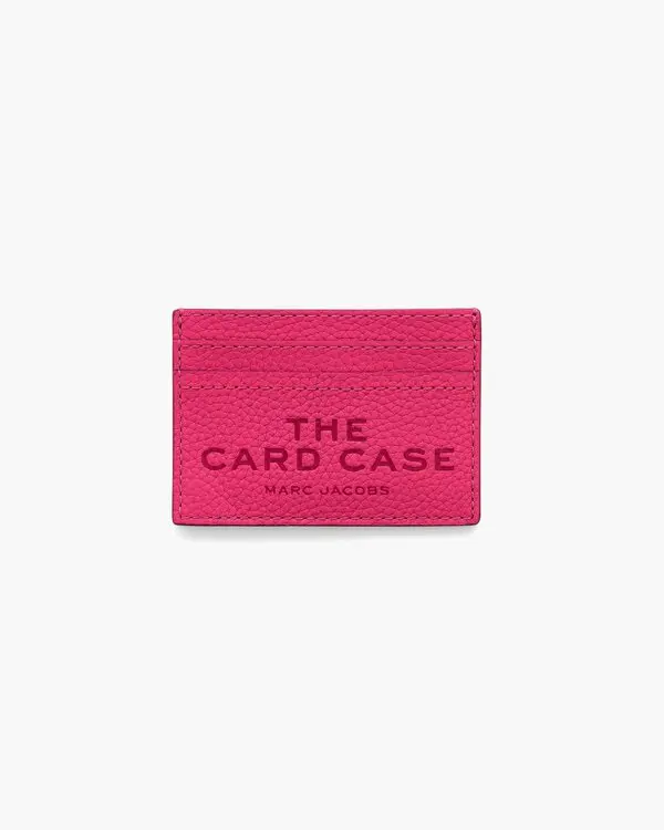 Marc Jacobs The Leather Card Case - Raspberry Pink