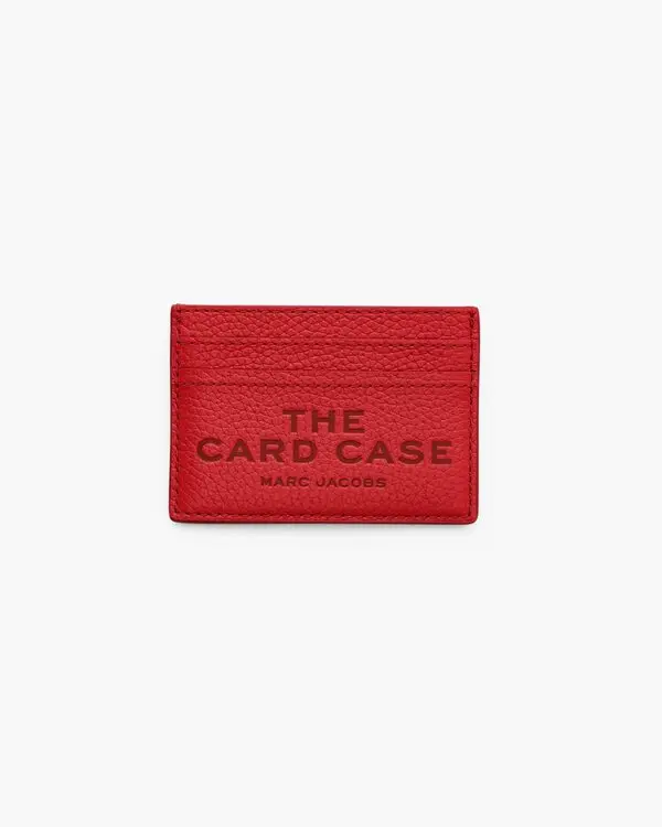 Marc Jacobs The Leather Card Case - True Red