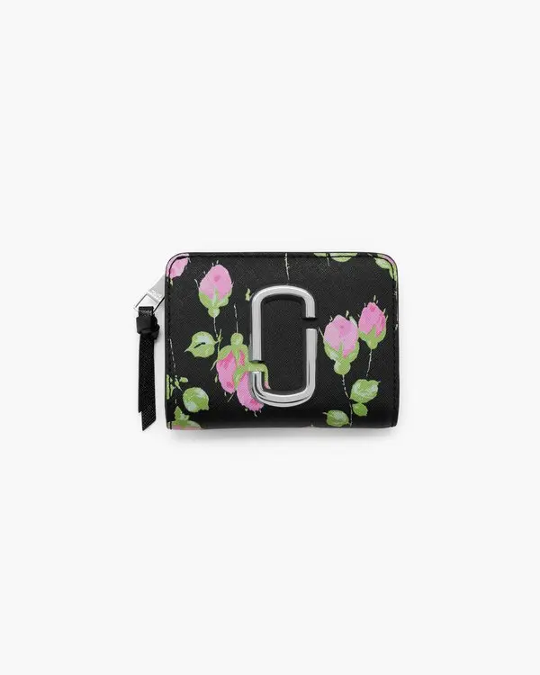 Marc Jacobs Snapshot Mini Compact Wallet In Vintage Floral