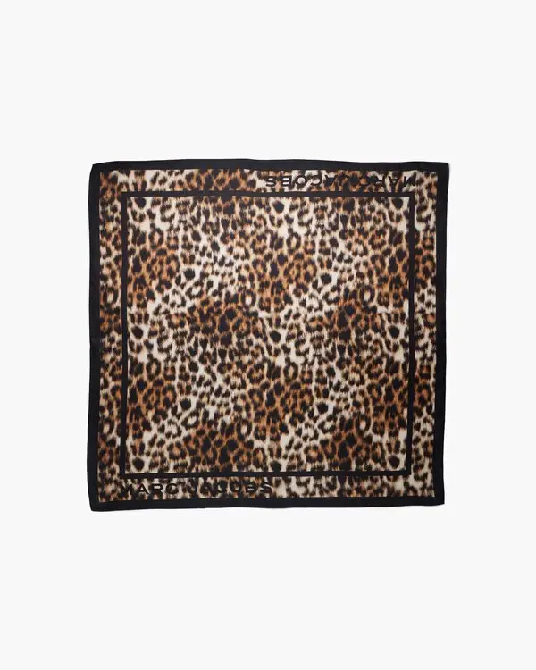 Marc Jacobs Leopard Silk Scarf