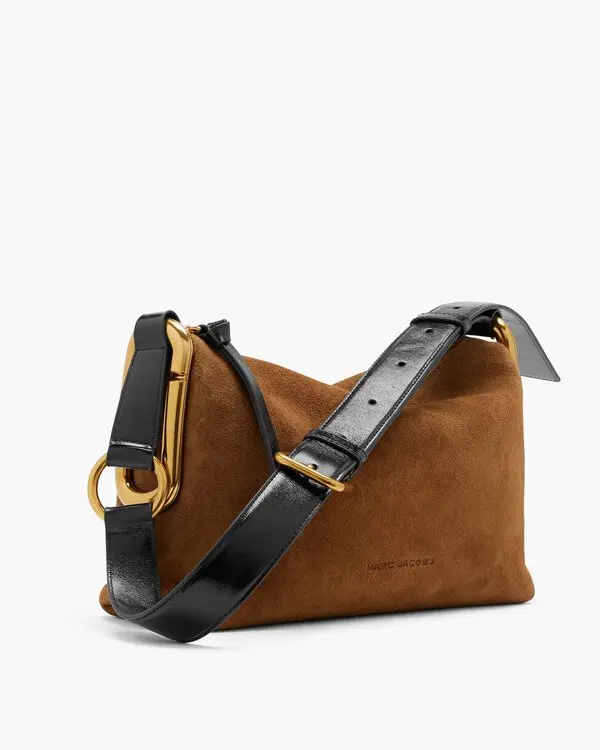 Marc Jacobs Scene Medium Shoulder Bag In Suede - Copper