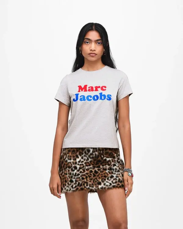 Marc Jacobs Canal St Logo Femme Tee In Size