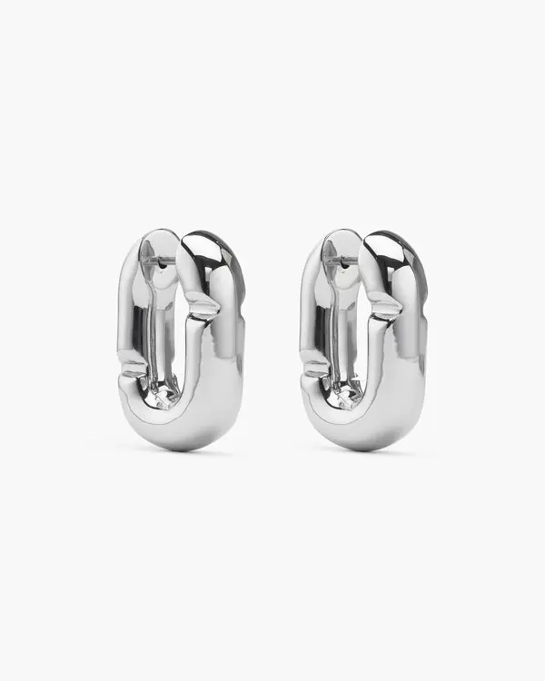 Marc Jacobs Pop J Marc Huggie Hoops - Silver