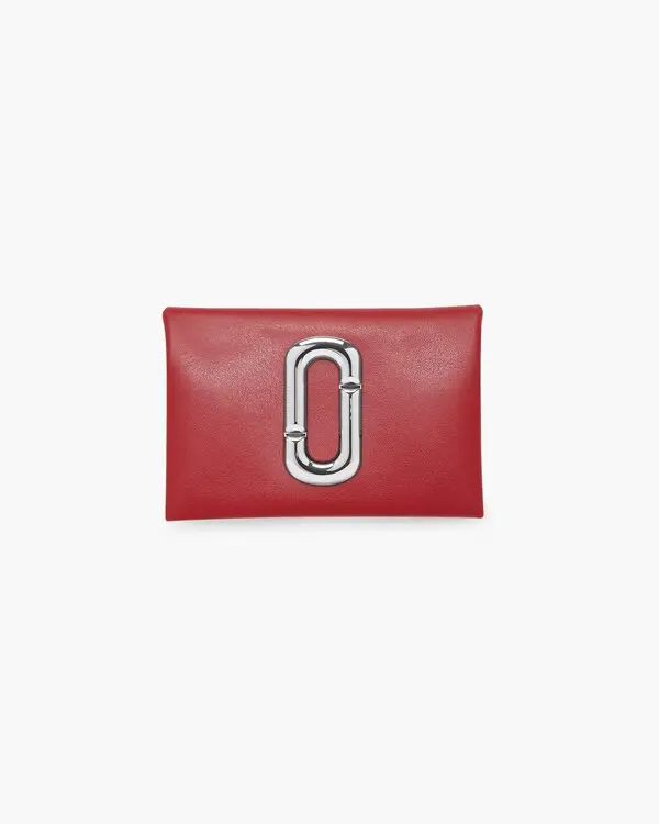 Marc Jacobs Scene Snap Card Holder - Crimson