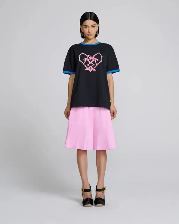 Marc Jacobs Corset Heart Graphic T-shirt