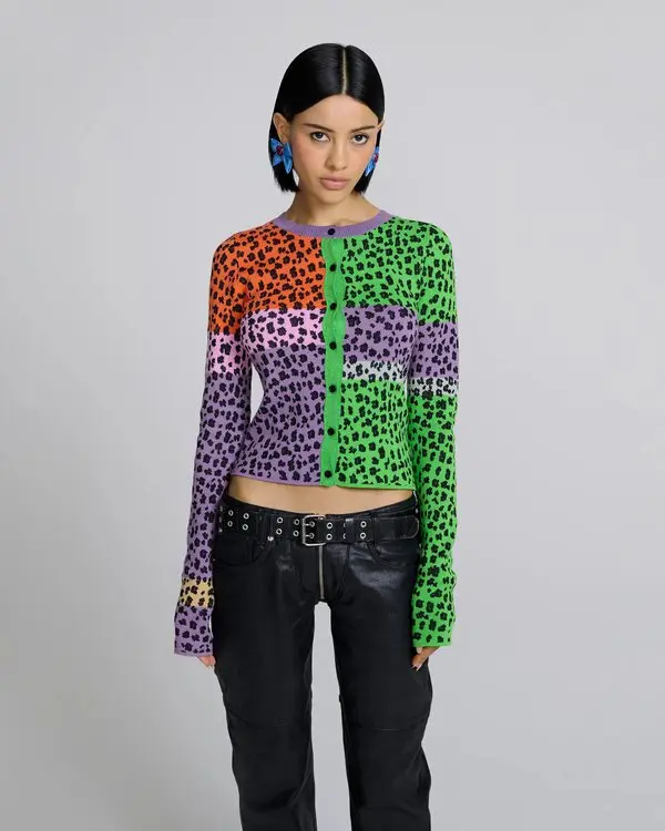 Marc Jacobs Crazy Cheetah Cardigan